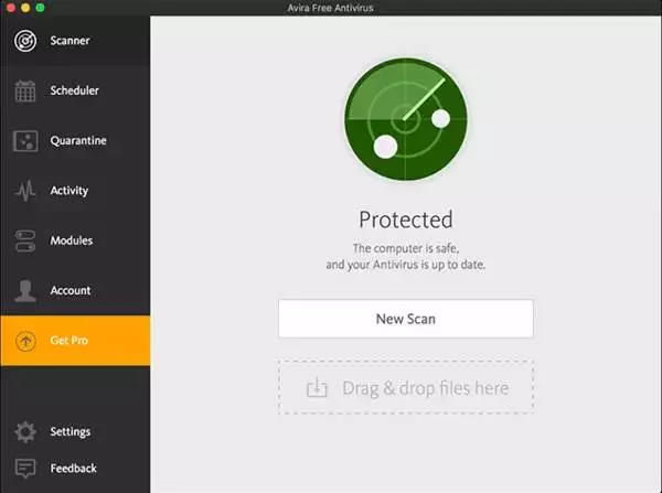 Avira Antivirus gratuit macOS