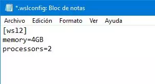 WSL2 Configuratioun