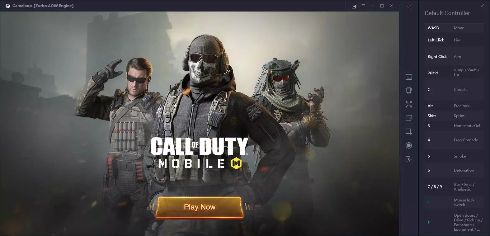 GameLoop - CoD Mobile na PC-u