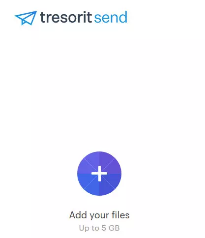 Tresorit Испратете датотеки за споделување