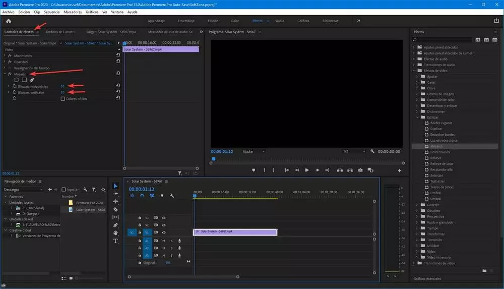 Adobe Premiere Pro - Awọn Ohun Ojukoju Pixelate censor 5
