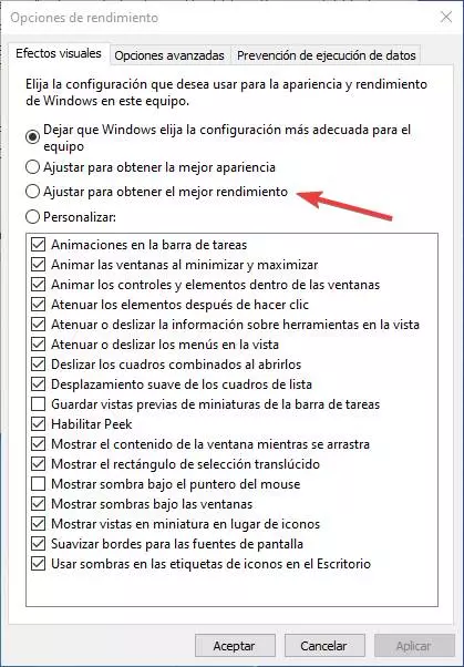 Ajuste o Windows 10 para melhor desempenho