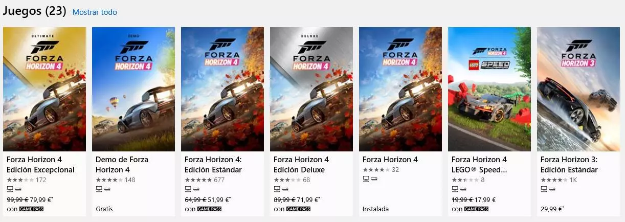 Versions d'un jeu XGP