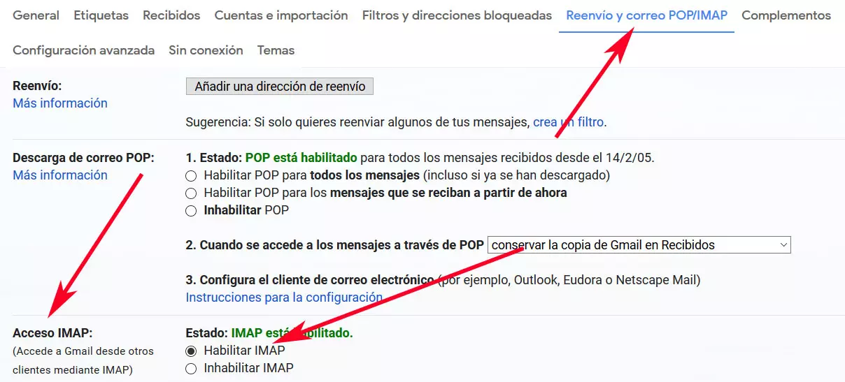 imap gmail