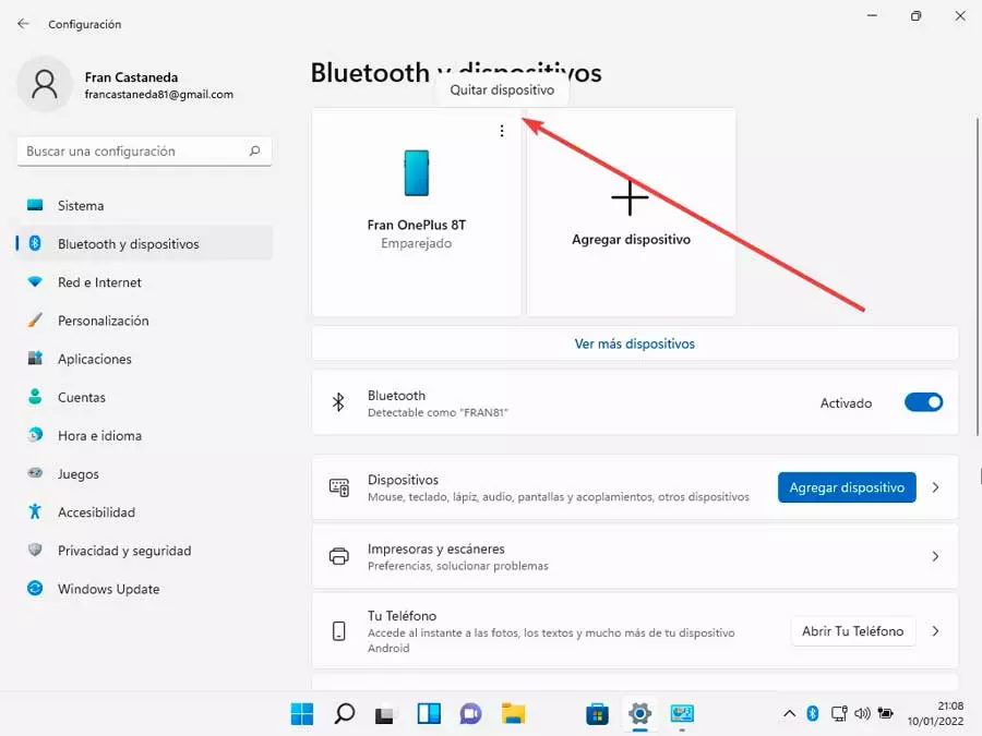 Windows 11-de birikdirilen enjamy aýyryň