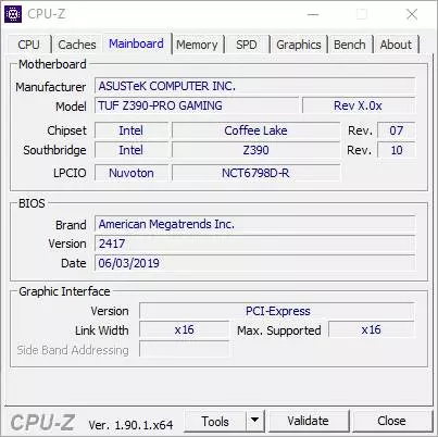 CPU-Z - CPU సమాచారం - 3