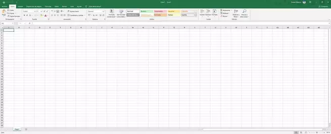 excel modu normala