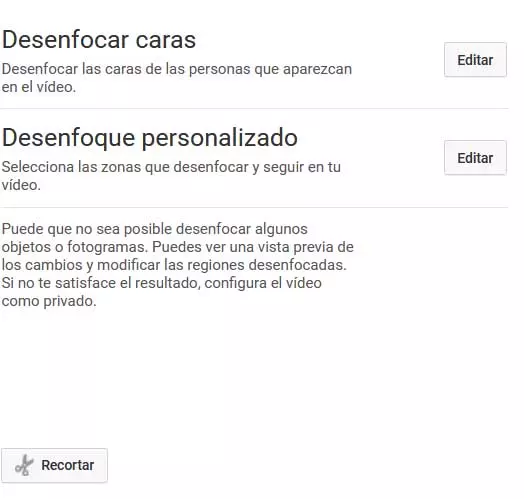 Desenfocament youtube