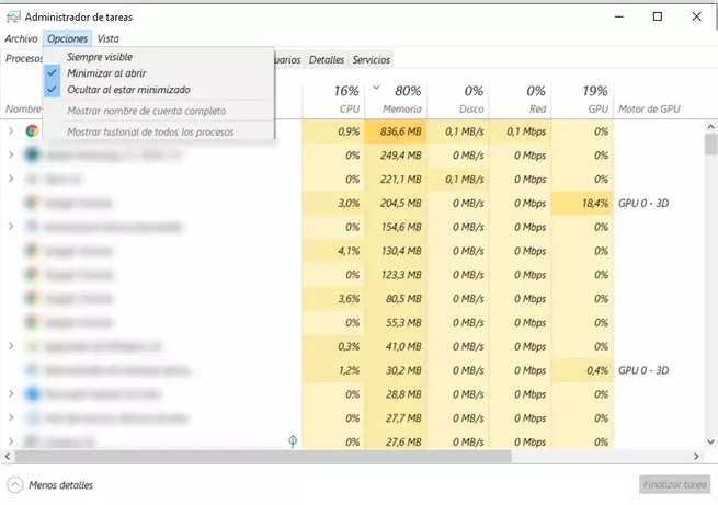 Xestor de tarefas: como fixalo para inicialo ou minimizalo xunto ao reloxo 25490_3