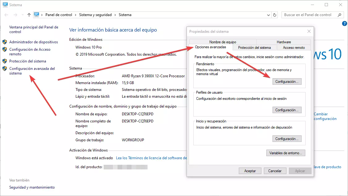 Konzani zosankha za Windows 10