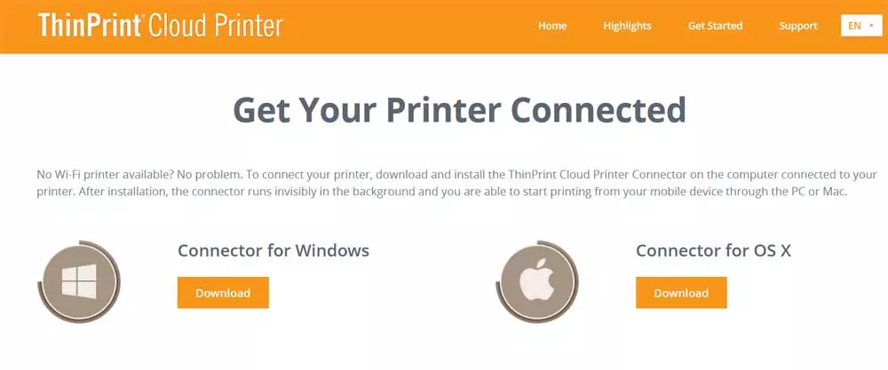 ThinPrint Cloud Printer