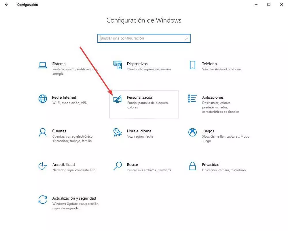 Windows 10 iestatījumu opcijas — pielāgot