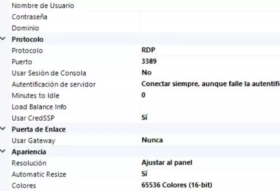 mRemoteNG connection data