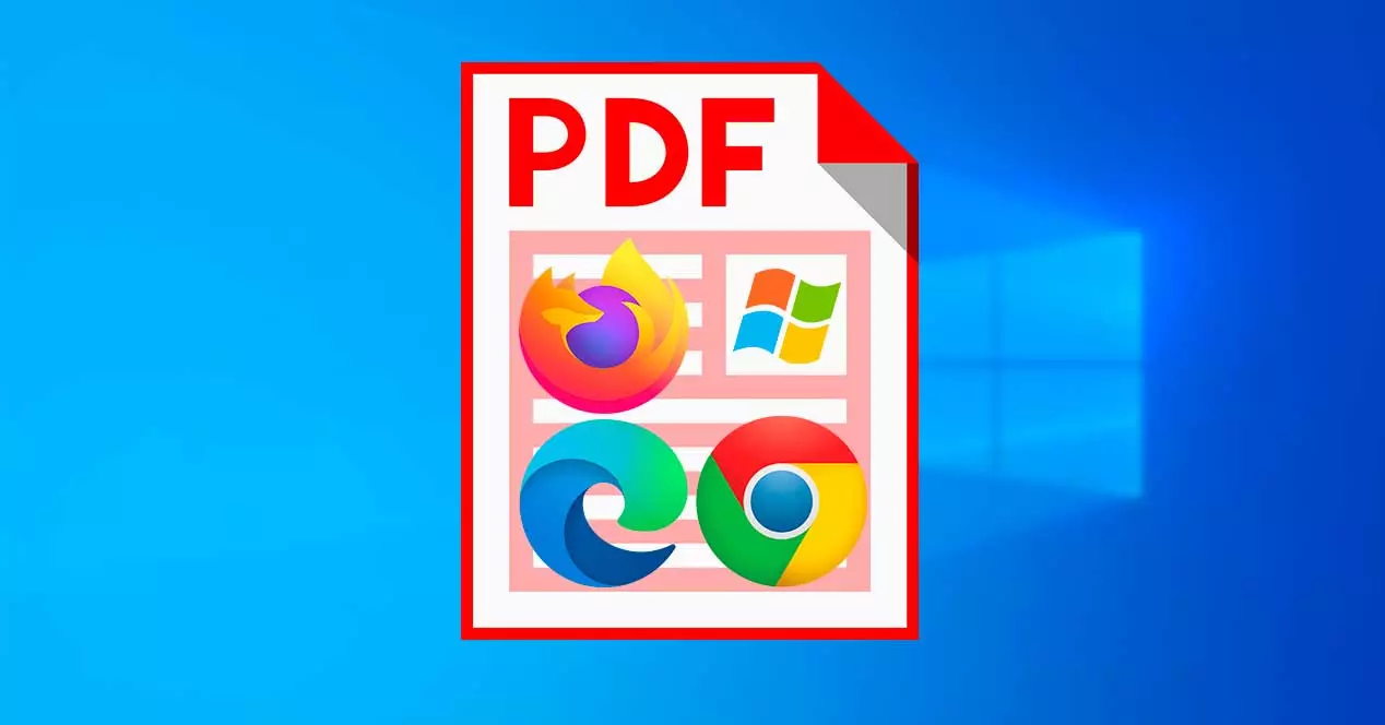 PDF dengan browser default