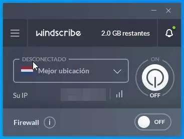 windscribe ni wiwo