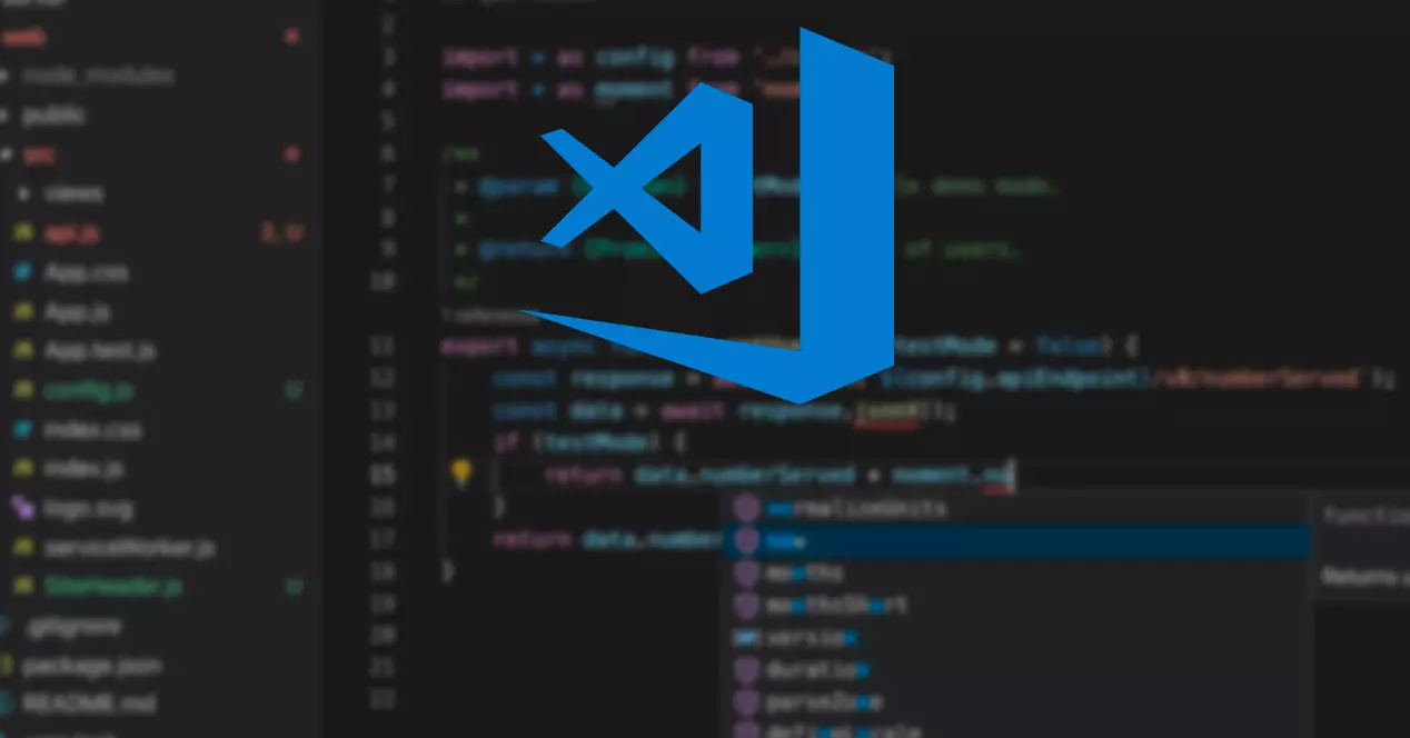 Codice Visual Studio W10