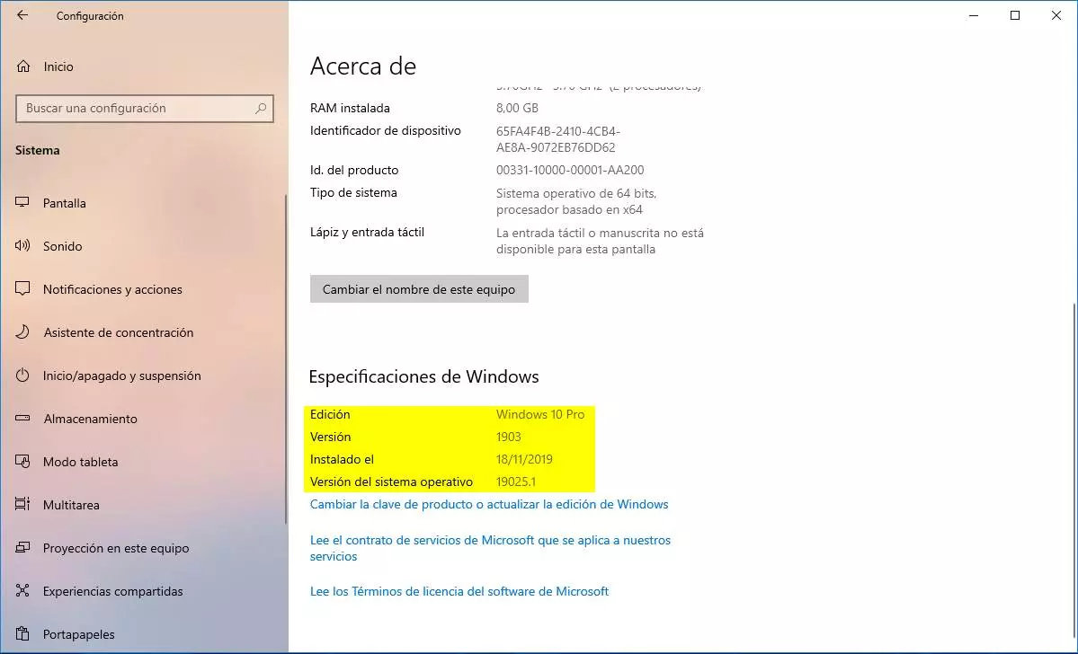 Bina 19025 Windows 10 20H1