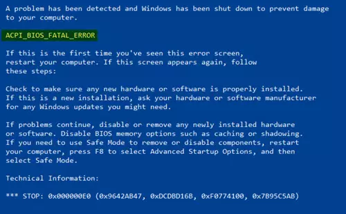 ACPI-BIOS-ERROR