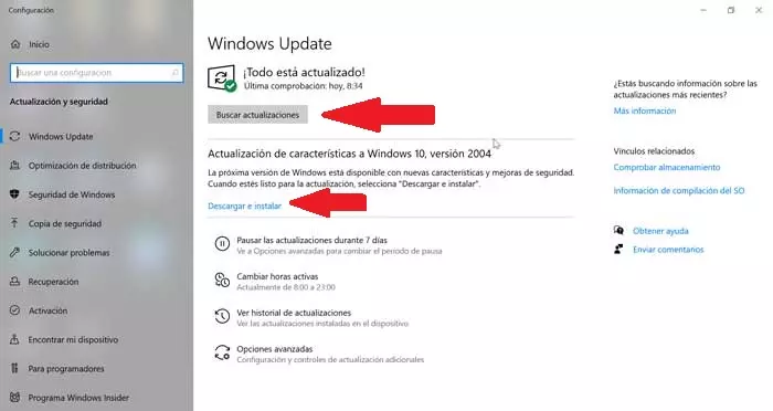 Iċċekkja għal aġġornamenti fil-Windows 10