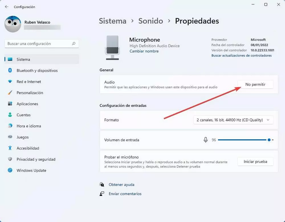 Configurare audio microfon Windows 11 - 2