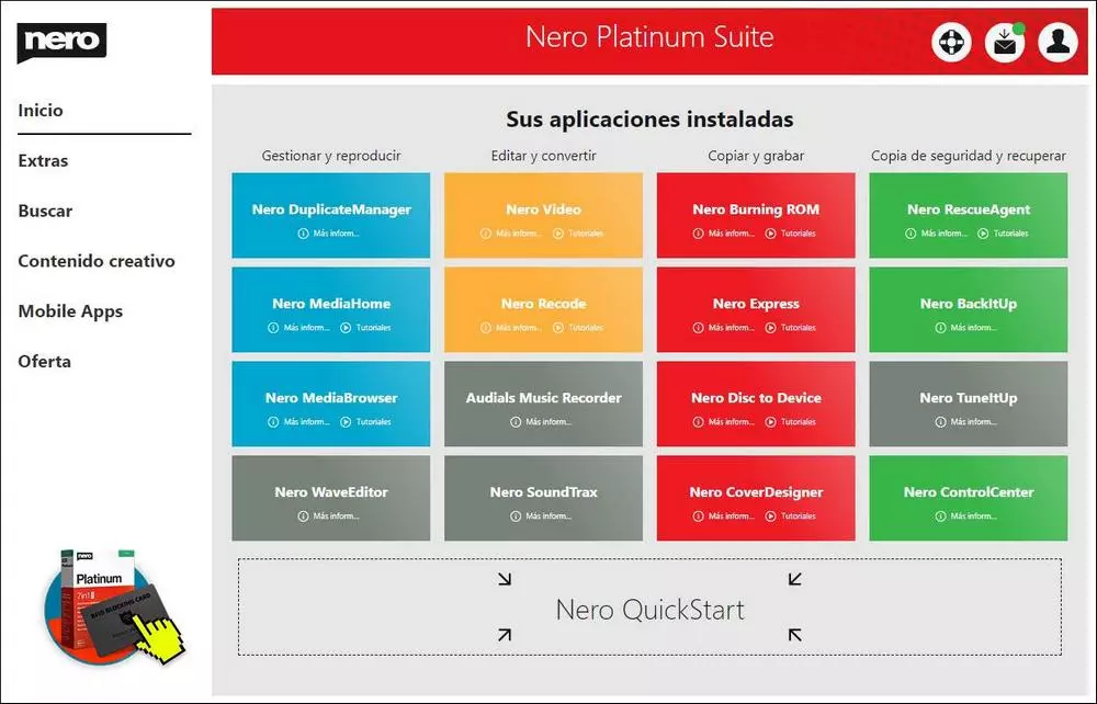 Išbandykite Nero Platinum 2020 – 1