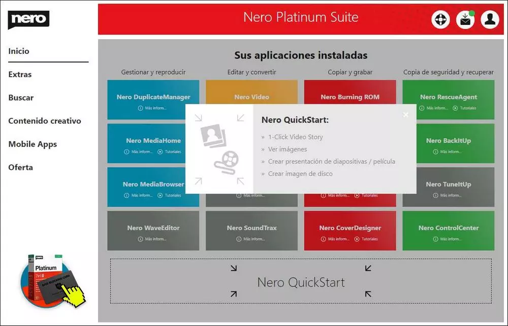 Išbandykite Nero Platinum 2020–10