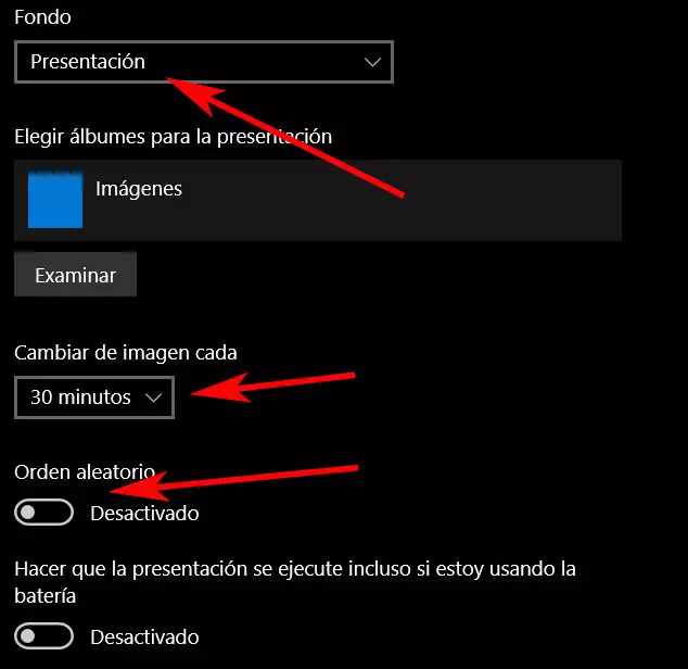 Παρουσίαση φόντου των windows 10