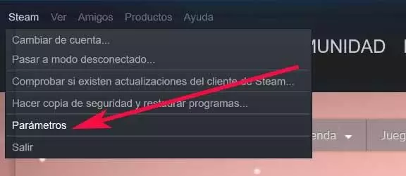 Steam konfigurálása