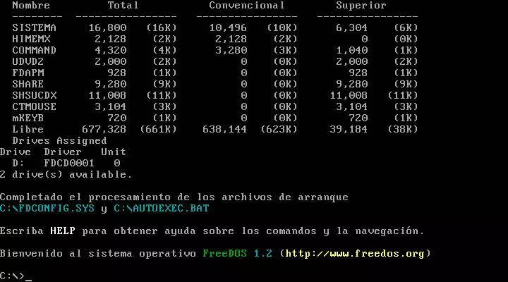 FreeDOS のインストール - 18