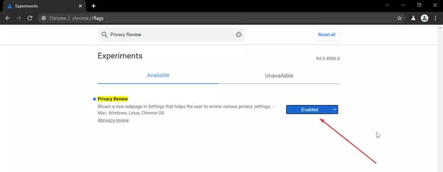 Reviżjoni tal-Privatezza ta' Chrome