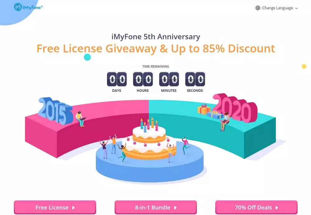iMyFone 5వ వార్షికోత్సవం