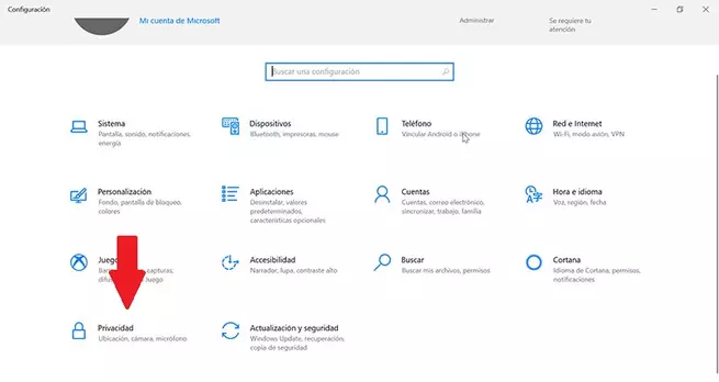 Windows 10 Privacy settings