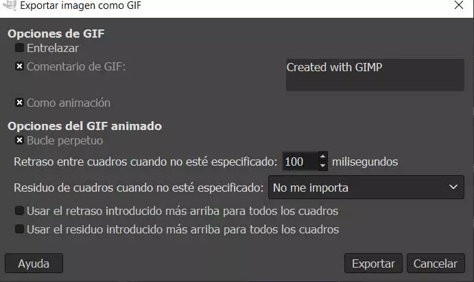 GIMP animé GIF