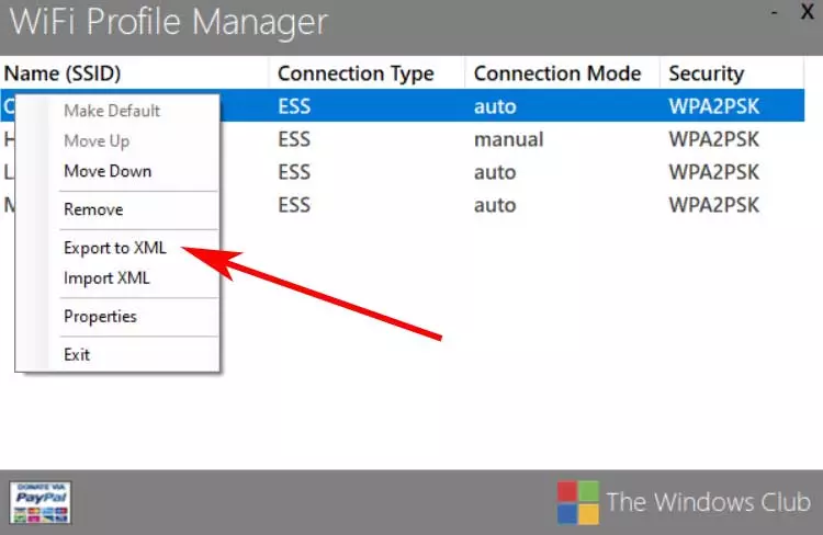 Wi-Fi Profile Manager