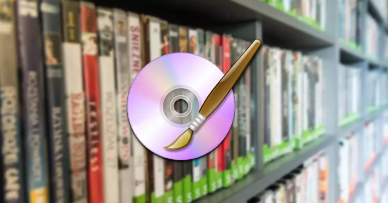 DVDStyler montages iyo duubista DVD