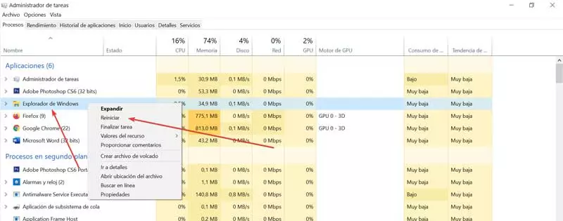 Mulakan semula Windows Explorer