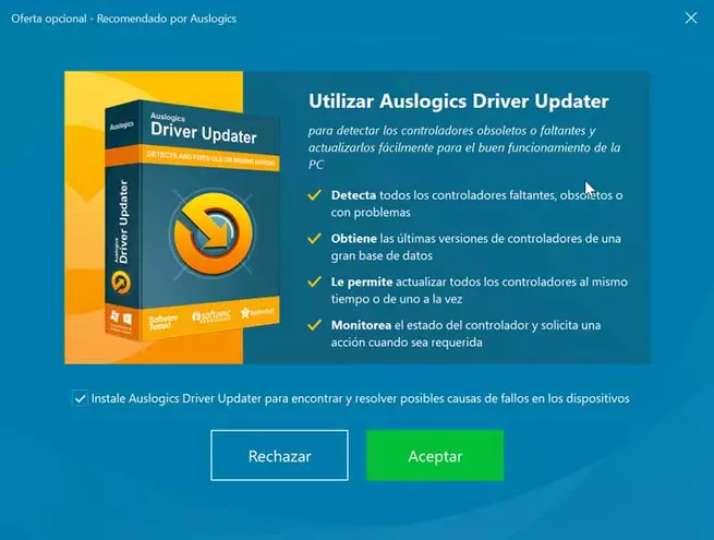 Auslogics Windows Slimmer Add-on Programm Virschlag