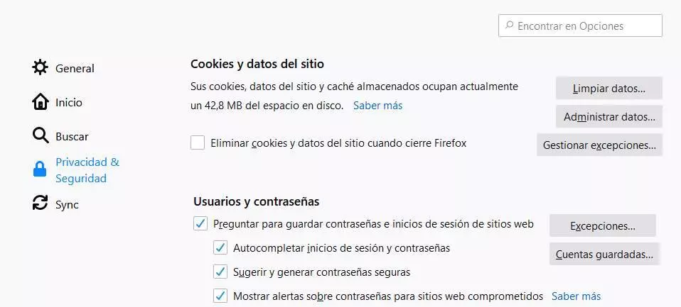 Cancella i cookie temporanei di Firefox