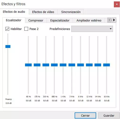 vlc equalizer