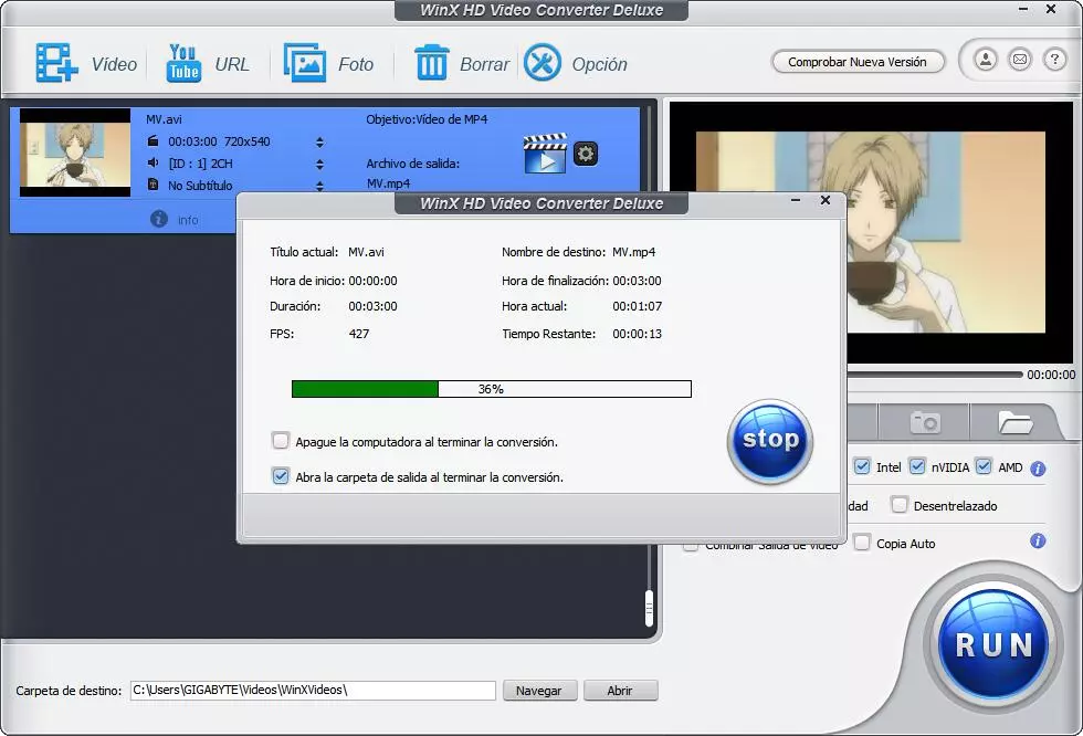 WinX HD Video Converter Deluxe