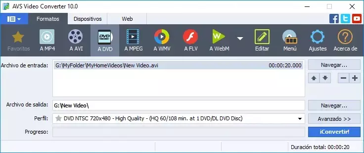 AVS Video Converter triem converter