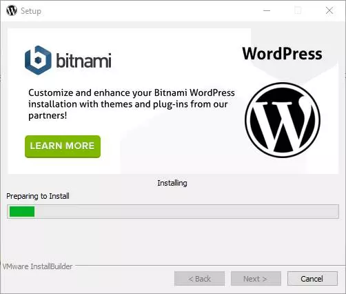 XAMPP တွင် WordPress ကို ထည့်သွင်းပါ - ၇