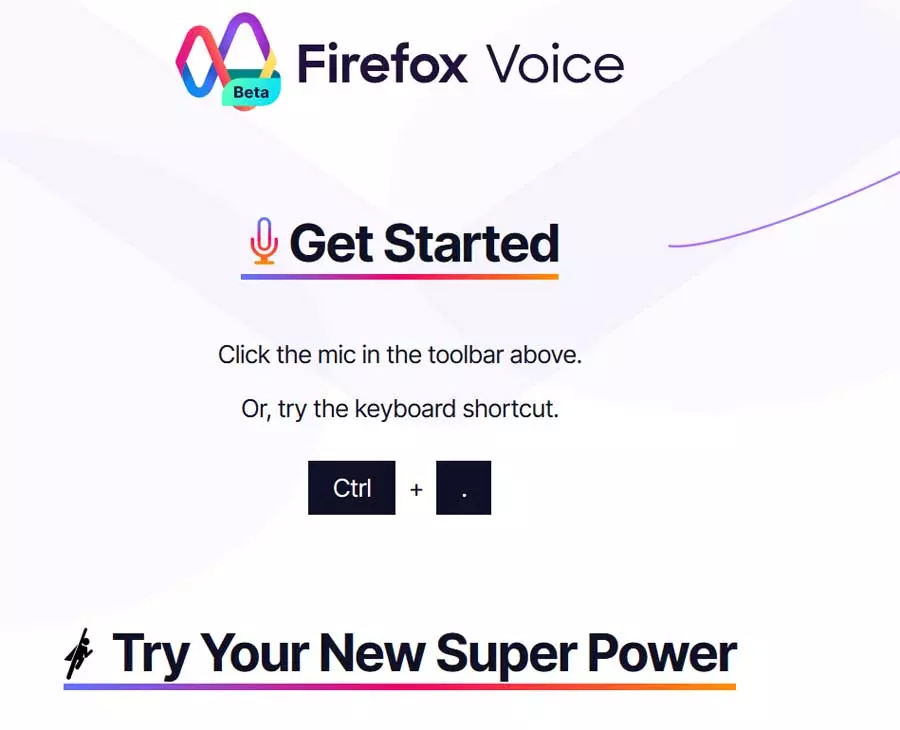 firefox voice web high