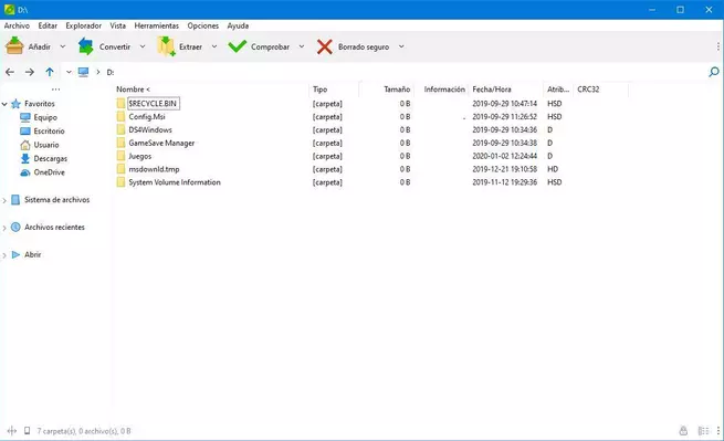 PeaZip - Vergleichsanalyse mit 7-Zip - 1