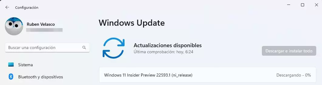 Windows 11 έκδοση 22593