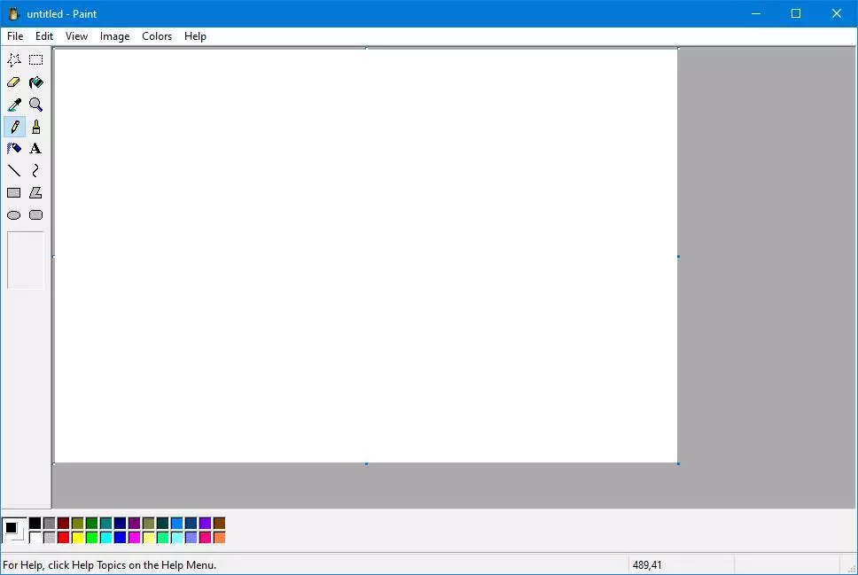 Windows XP Paint