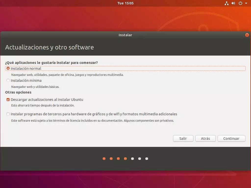 Ubuntu installitüübid