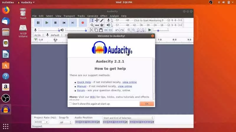 AudacityLinux