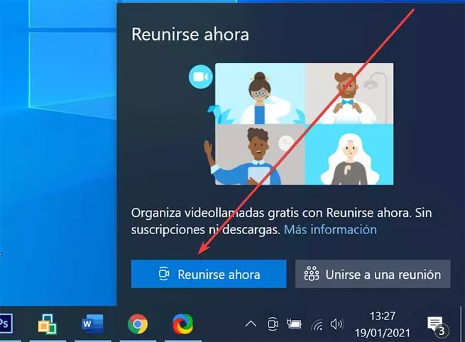 Temui Sekarang Windows 10