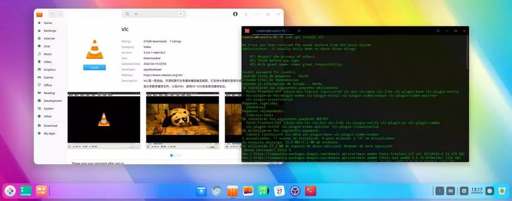 Elŝutu VLC Deepin